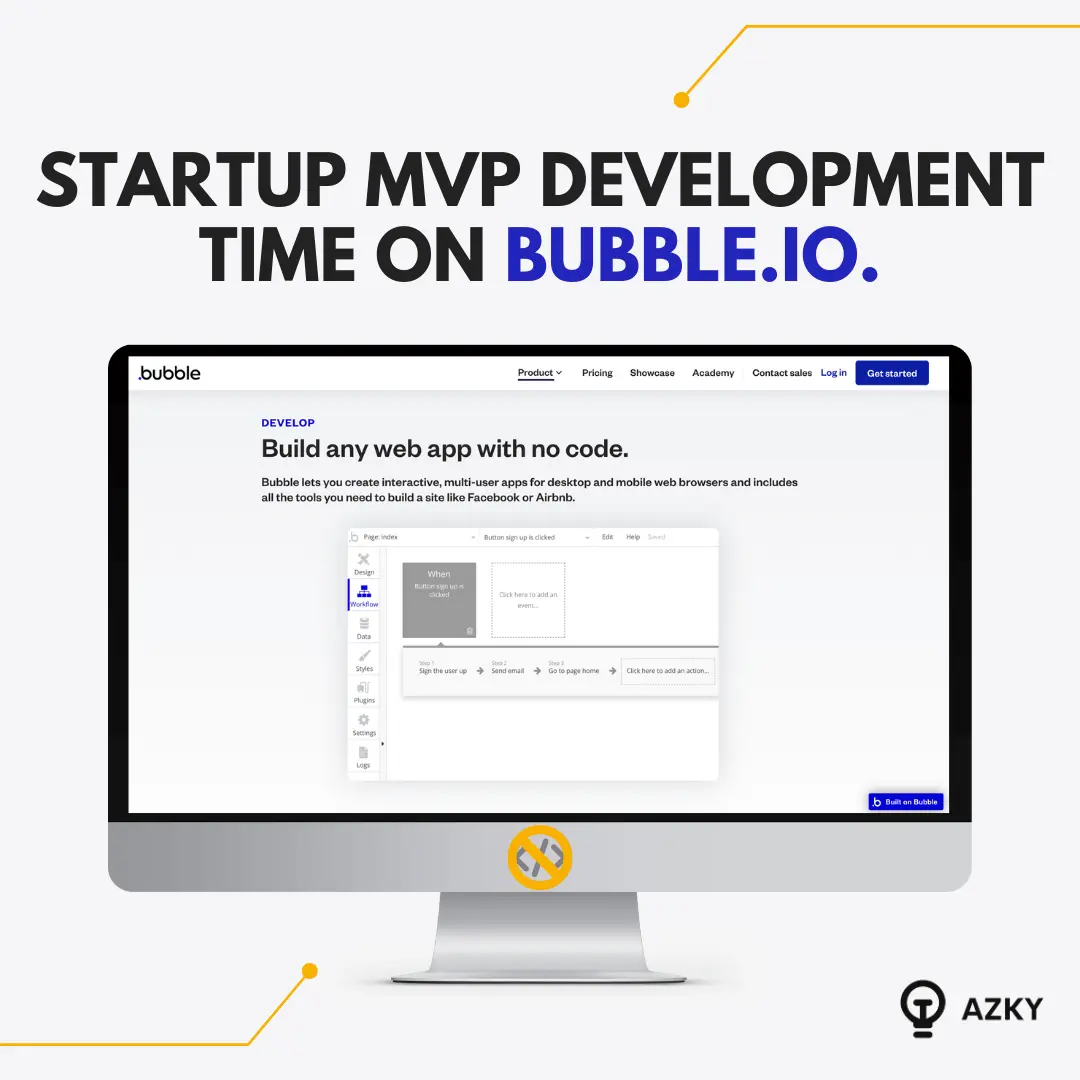 Startup MVP development time on Bubble.io